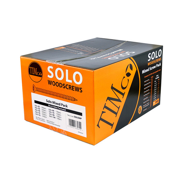 Woodscrew Solo Mixed Pack (1400)