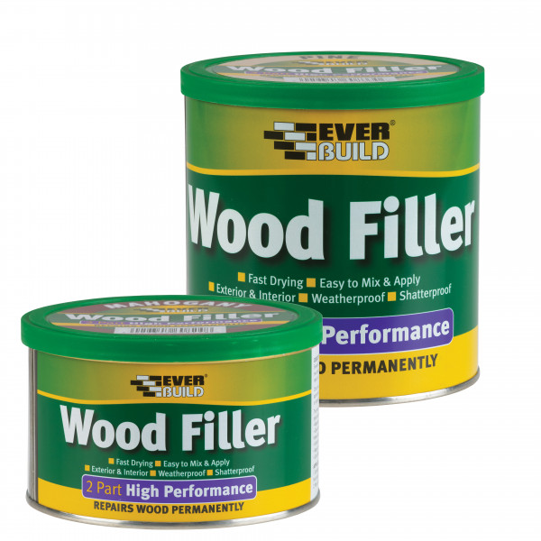 Everbuild Filler Wood 2 Part White 500g*