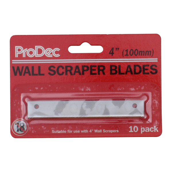 ProDec Scraper Multipurpose Wall Blades 100mm 4" (2)*