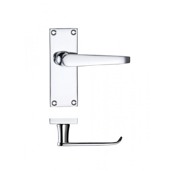 Door Handle Victorian Lever Latch PC*