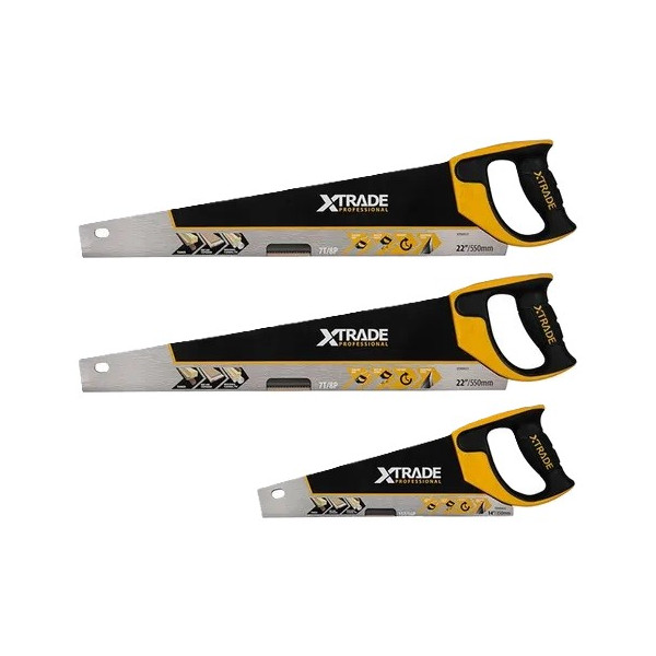 Z1- Xtrade 22" Handsaw Twin Pack Inc 14" Toolbox Saw
