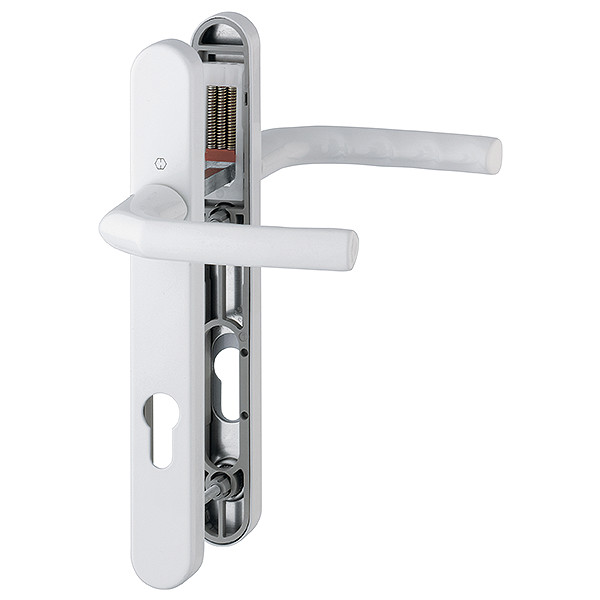 UPVC Door Handle Mp Levers 92 White 122 Bc*