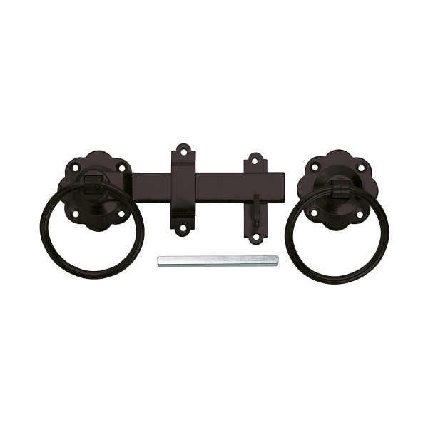 Ring Gate Latch Black 150mm*