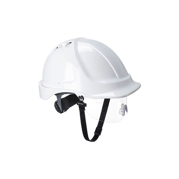 Safety Helmet Endurance Plus Includes Visor White En397*