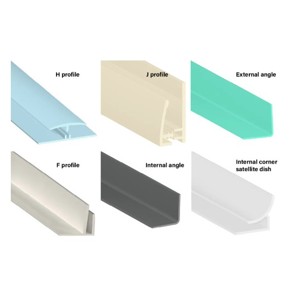 38mm External Angle PVC 3050mm White